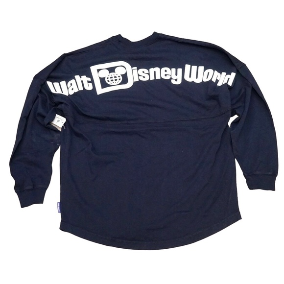 Disney | Tops | Disney Parks Walt Disney World Navy Blue Spirit Jersey ...